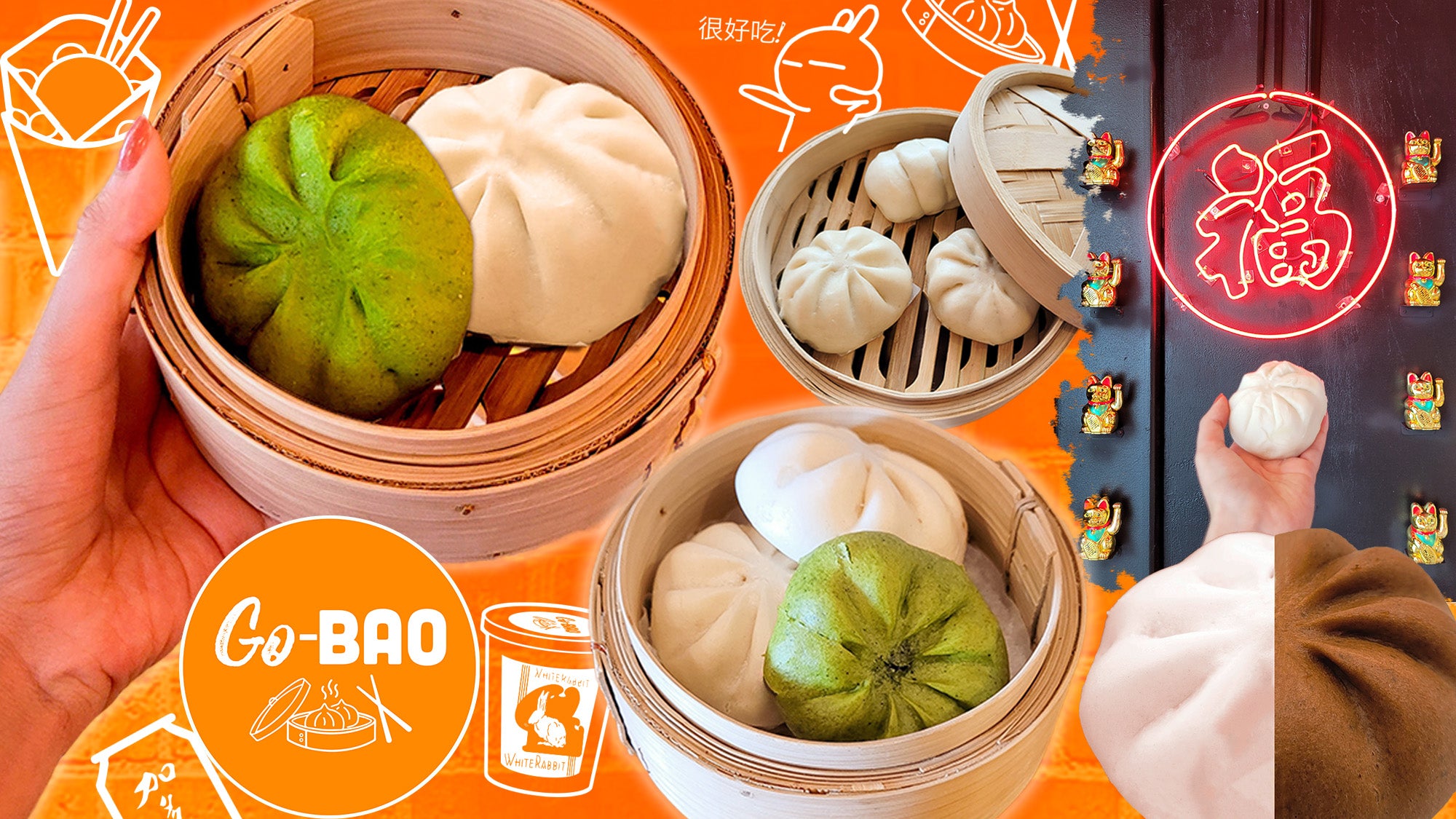 Go Bao Steamy Baos. Baos, Mochis, Goaffles, Pockys y mas!